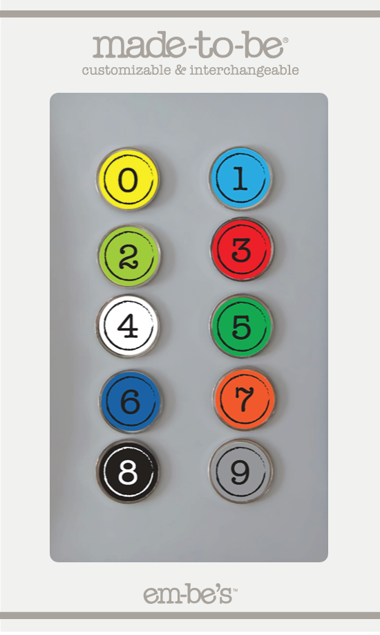 Numbers Caps (10) - made-to-be.com